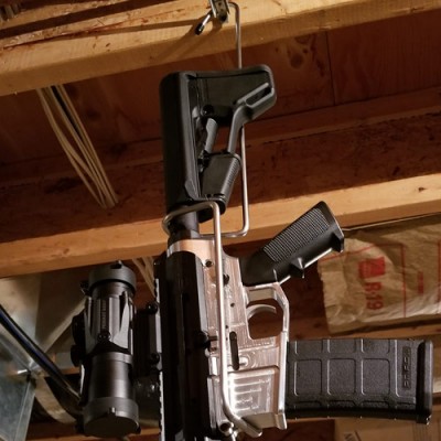 Redneck Rifle Hanger V2.0 - Mobile Rifle Rack for AR-15
