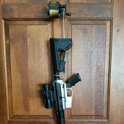 Redneck Rifle Hanger V2.0 - Mobile Rifle Rack for AR-15